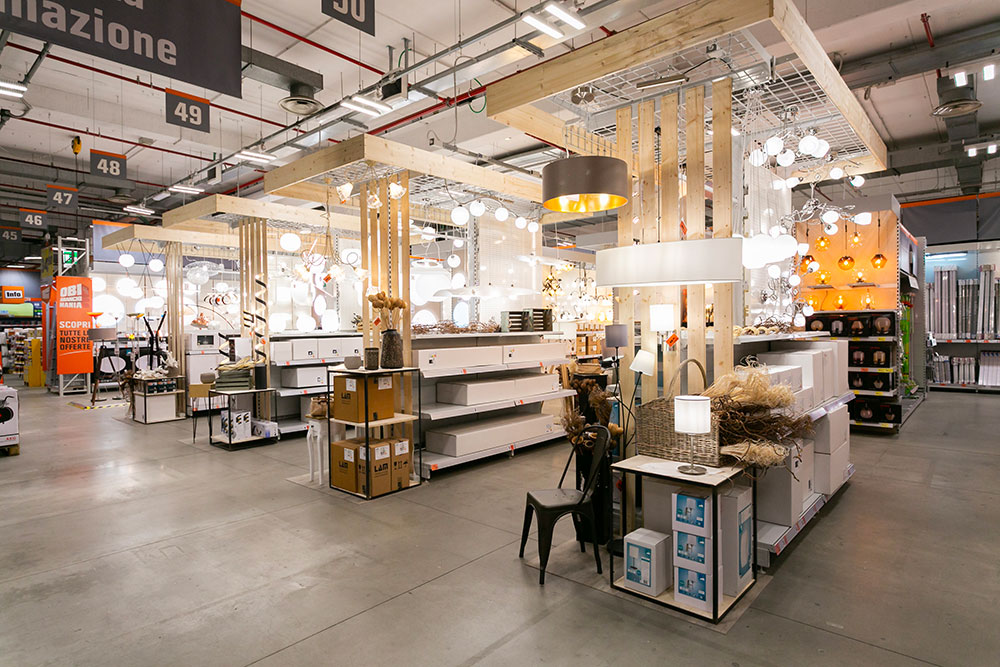 Restyling for OBI in Navacchio (Pisa). The photos | DIYandGarden.com