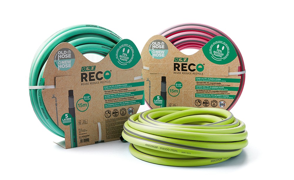 Tubi Reco in plastica riciclata al 75% | DIYandGarden.com