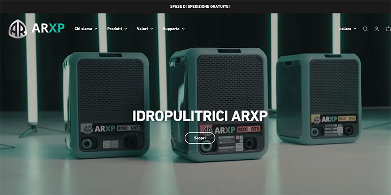 Il sito ARXP: funzionalità ed experience | DIYandGarden.com